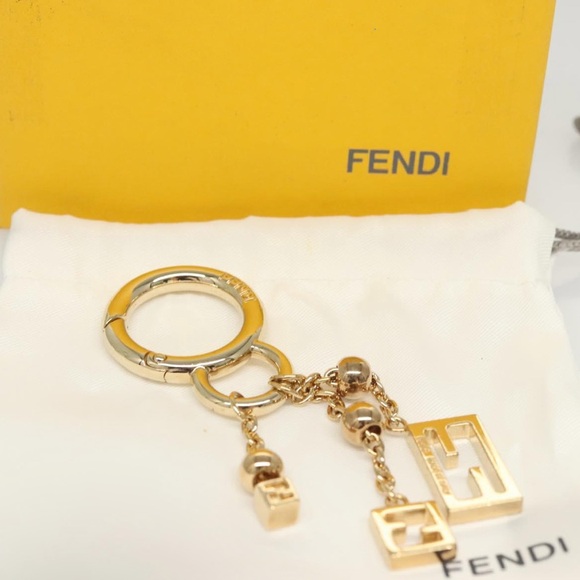 Fendi | Accessories | Fendi Key Holder Metal Gold Tone With The Dusty ...